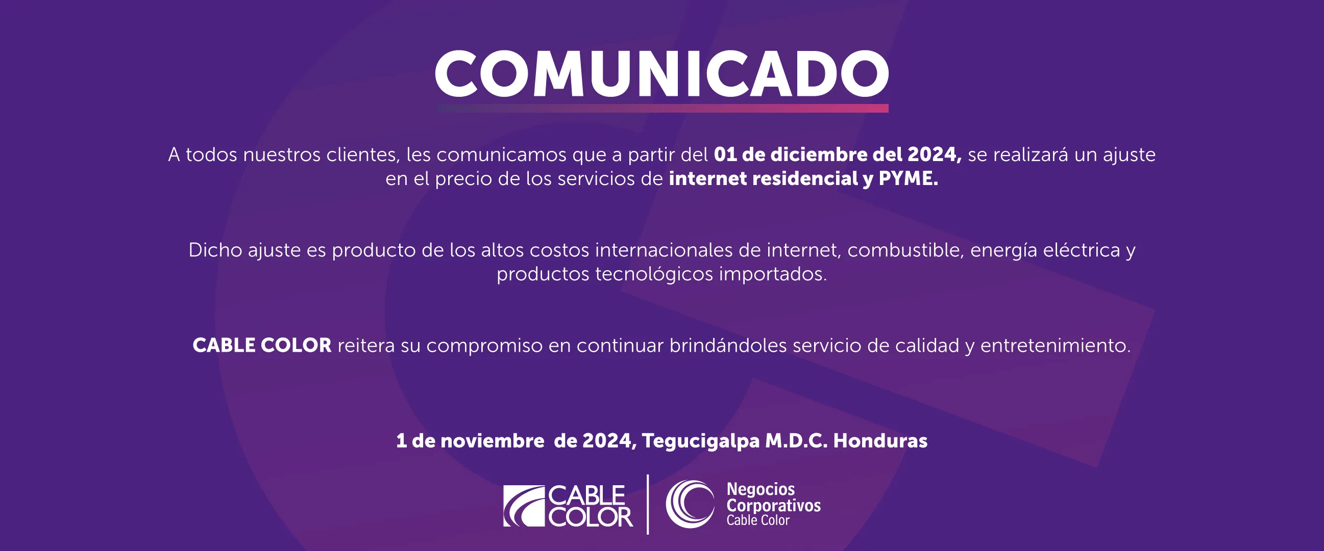 Cable Color - Empresa Hondureña de Telecomunicaciones